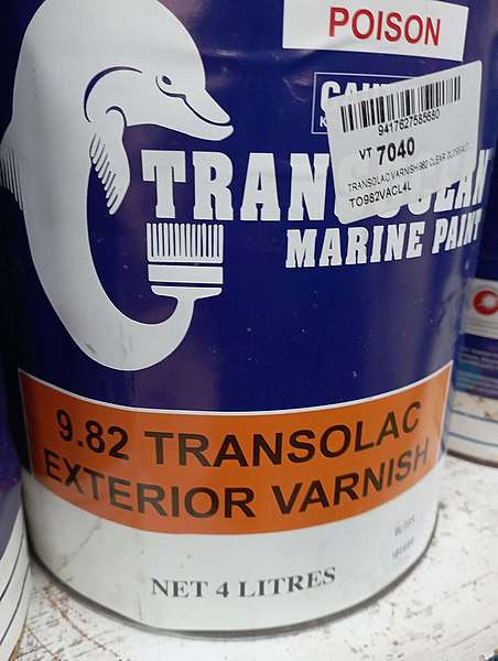 Port-Vila Hardware - Transocean exterior varnish